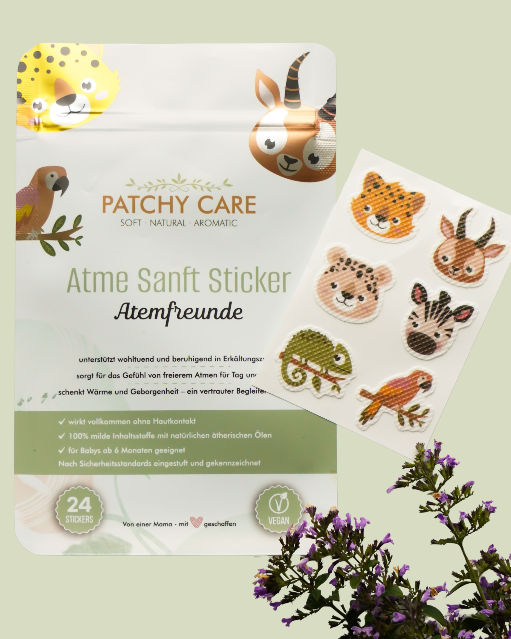 Atme Sanft Sticker Atemfreunde – Grünova